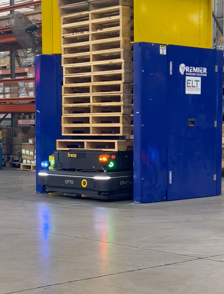 AMR-Ready Pallet Dispensers for Autonomous Warehouse Robots